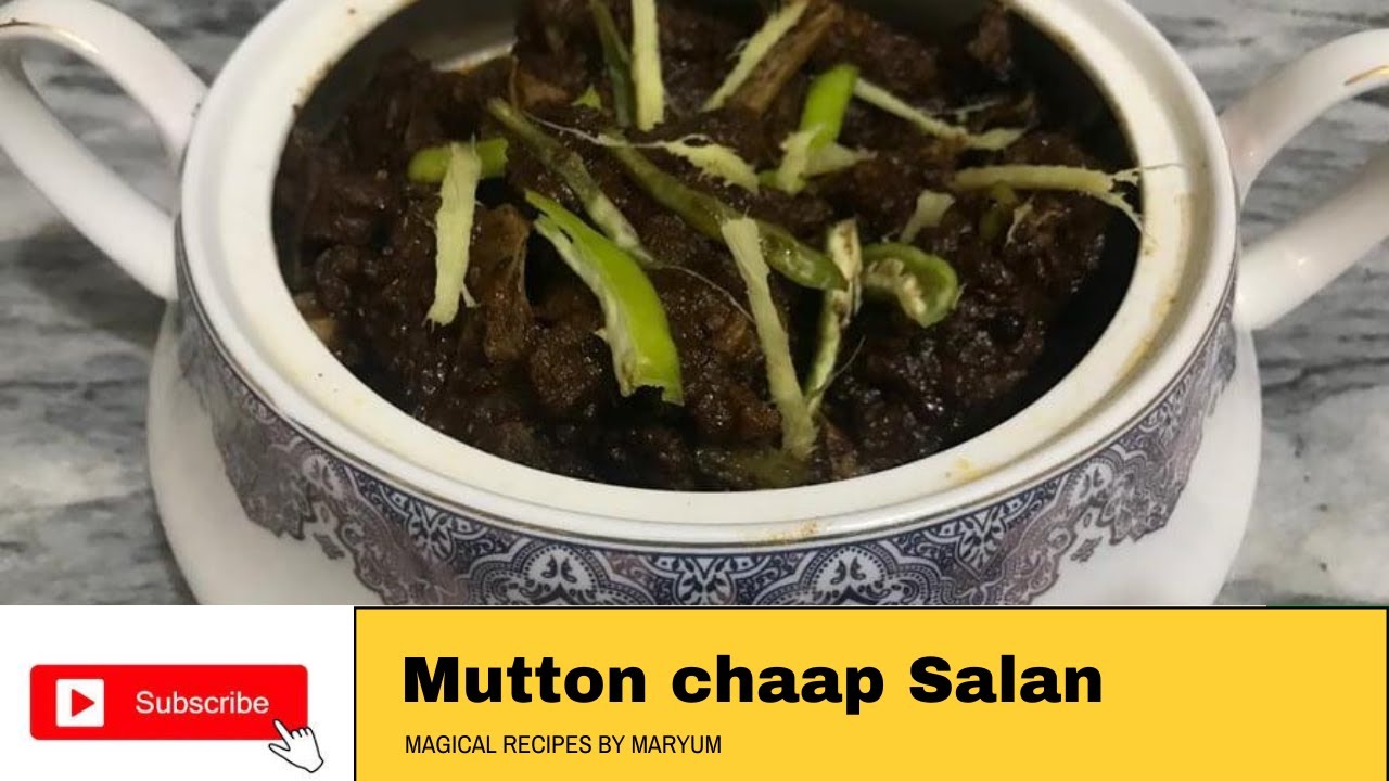 Mutton chaap | chaap ka salan | Mutton Ribs | how to make mutton chaap ...