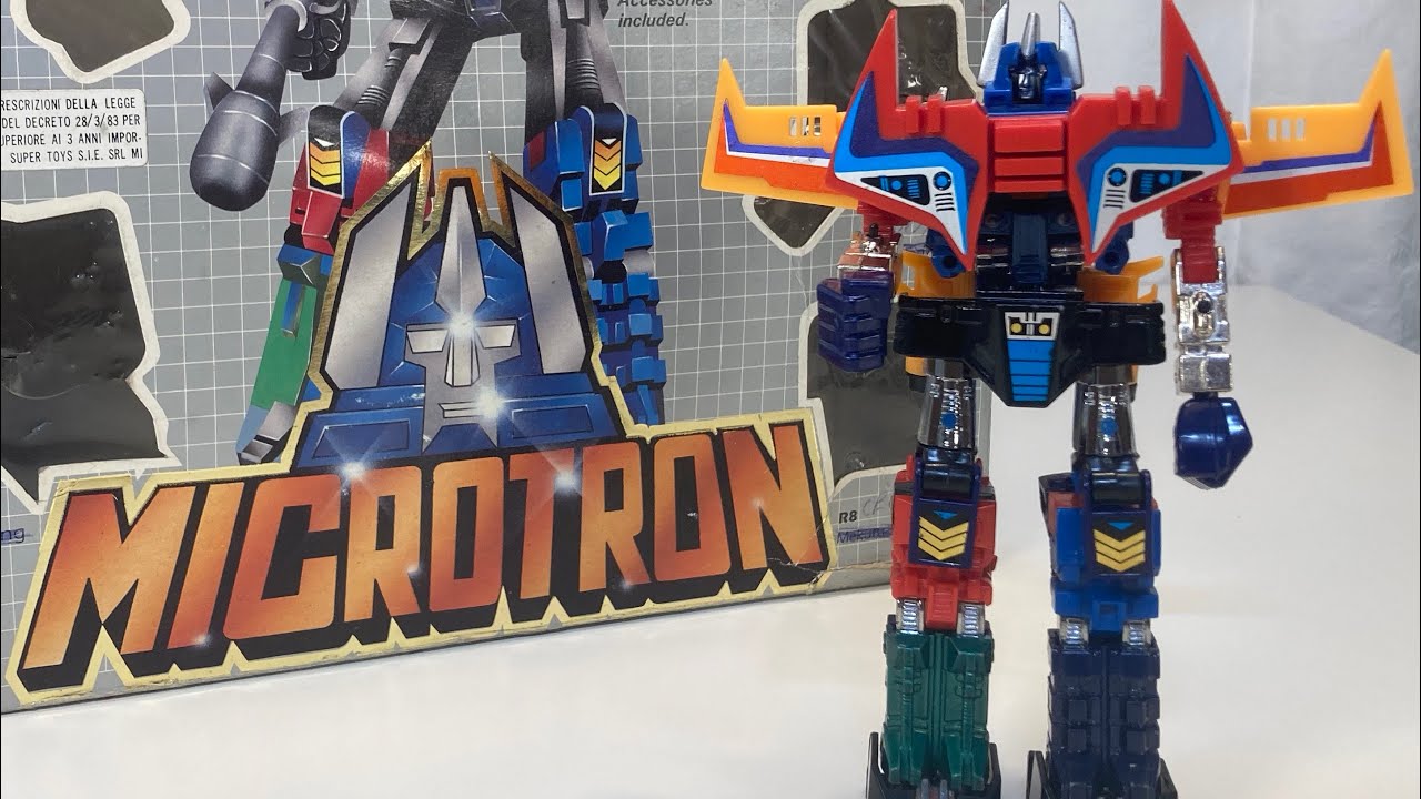 Microtron KO Microman Micro Robot V Takara 1981 vintage Gokin action ...
