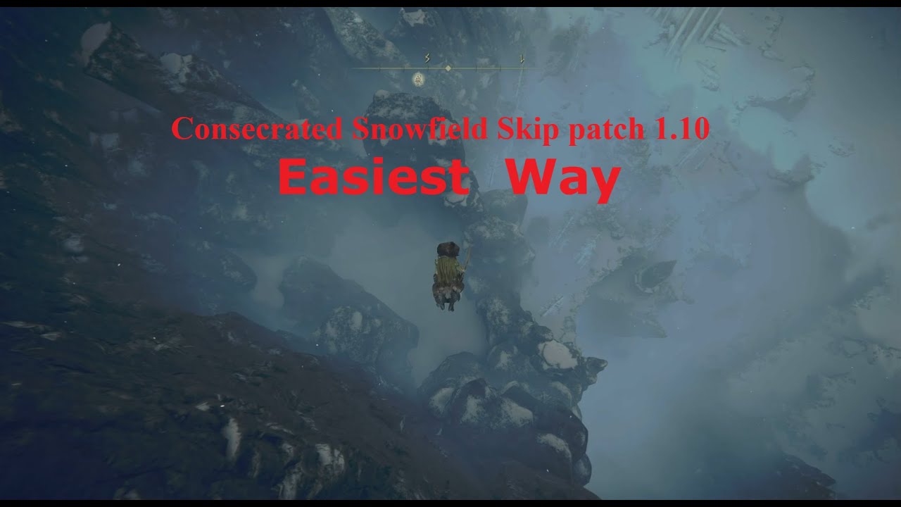1.10版 巨人山頂跳到化聖雪原(雪山跳崖法) 成功率高 Consecrated Snowfield Skip on patch 1.10 ...