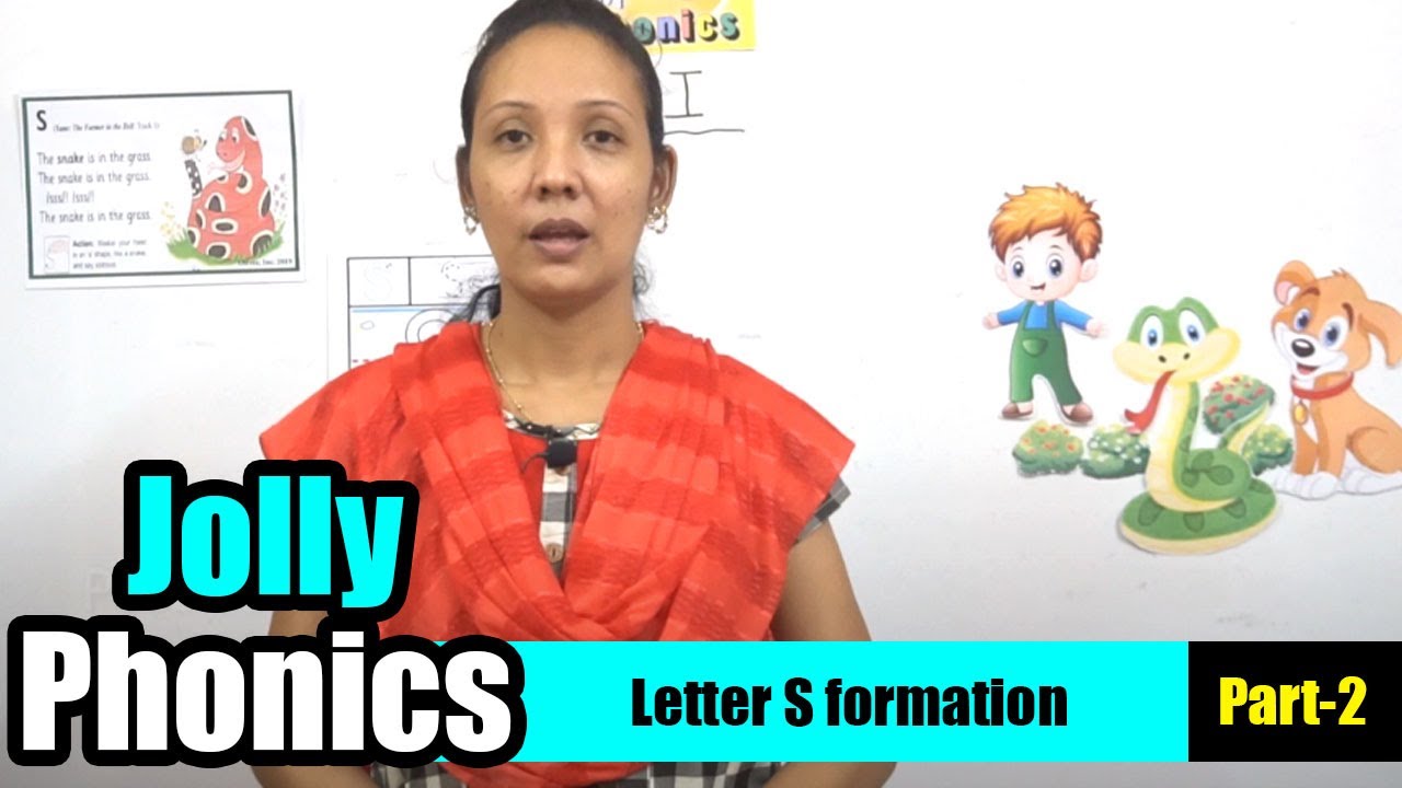 Letter S formation | Jolly Phonics | Alphabet sound | Phonics | Phonics ...