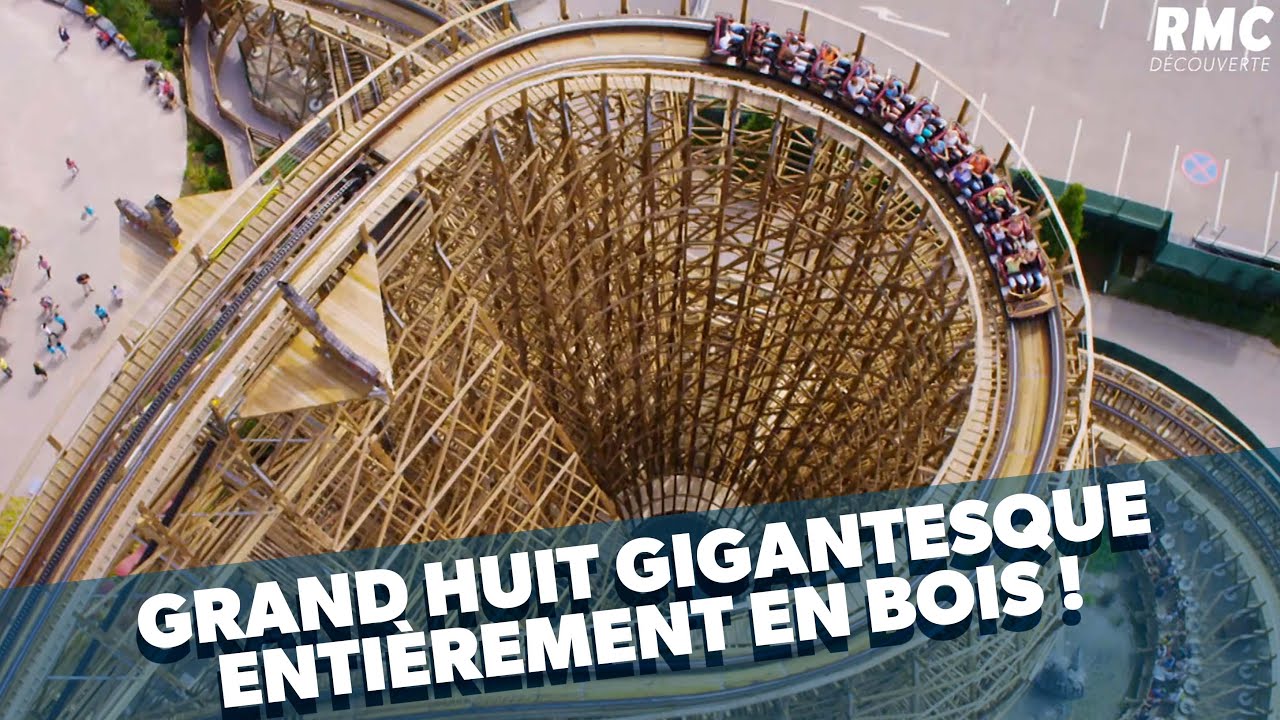 Wodan, gigantesque grand huit en bois d'Europa-Park ! - YouTube