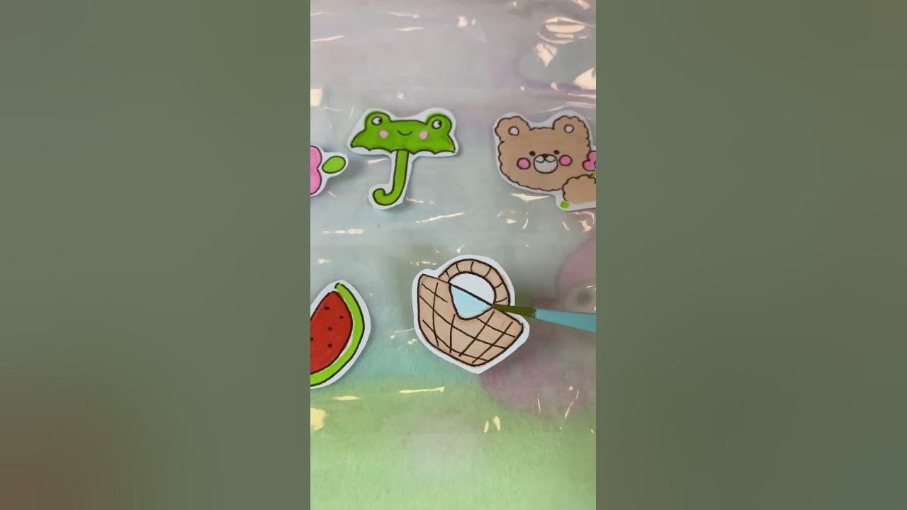 Как сделать летние стикеры ☘️ Youtube