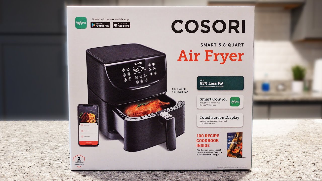 COSORI Smart Air Fryer XL 5.8QT Test & Review - YouTube
