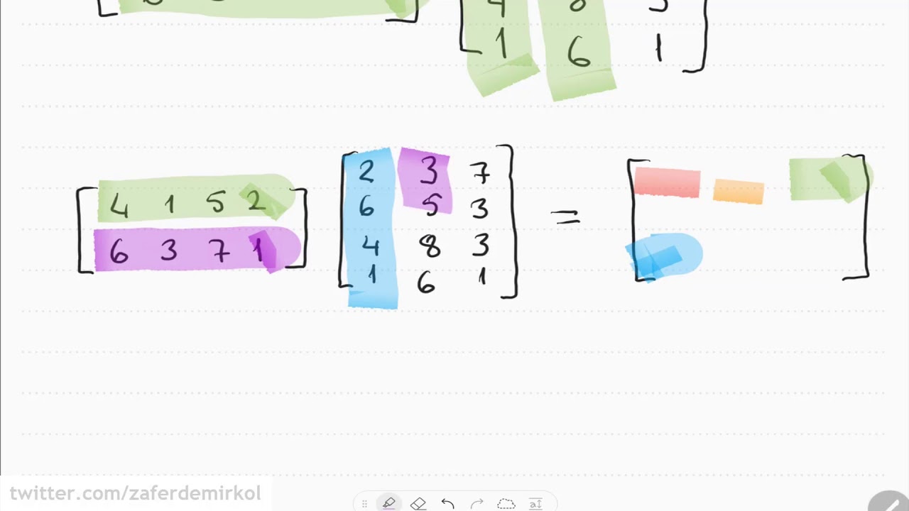Matris Çarpım Detayları 2 - YouTube
