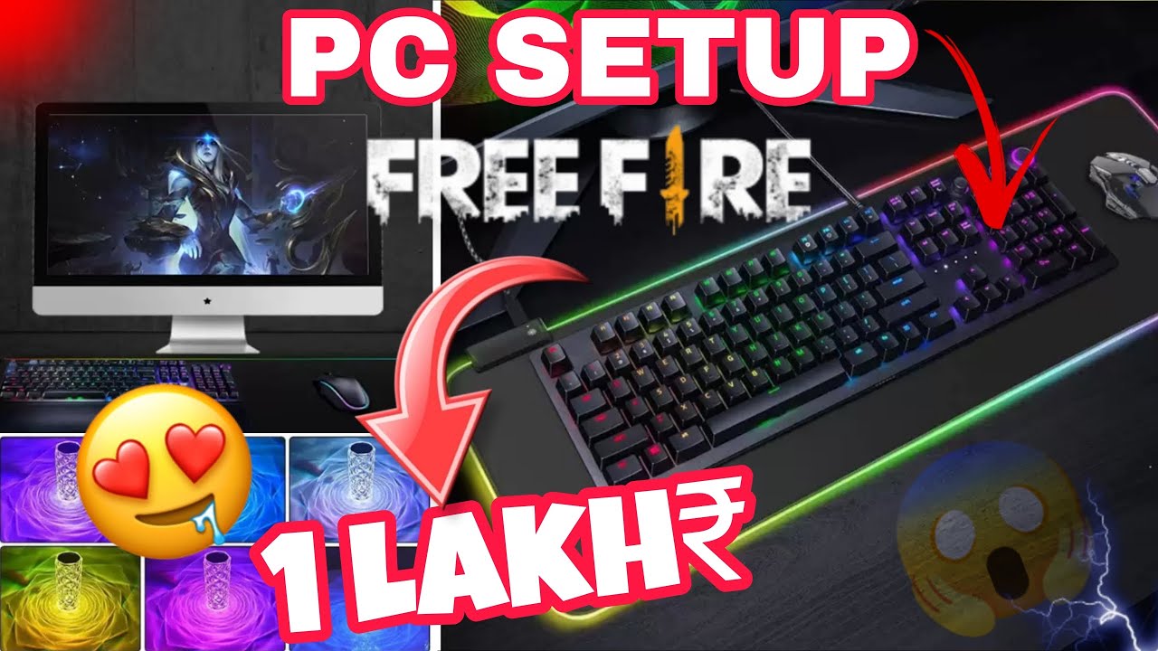 HOTSTAR FF KA GAMING PC SETUP 😎 |FREE FIRE GAMING ROOM 🔥 | FREE FIRE ...