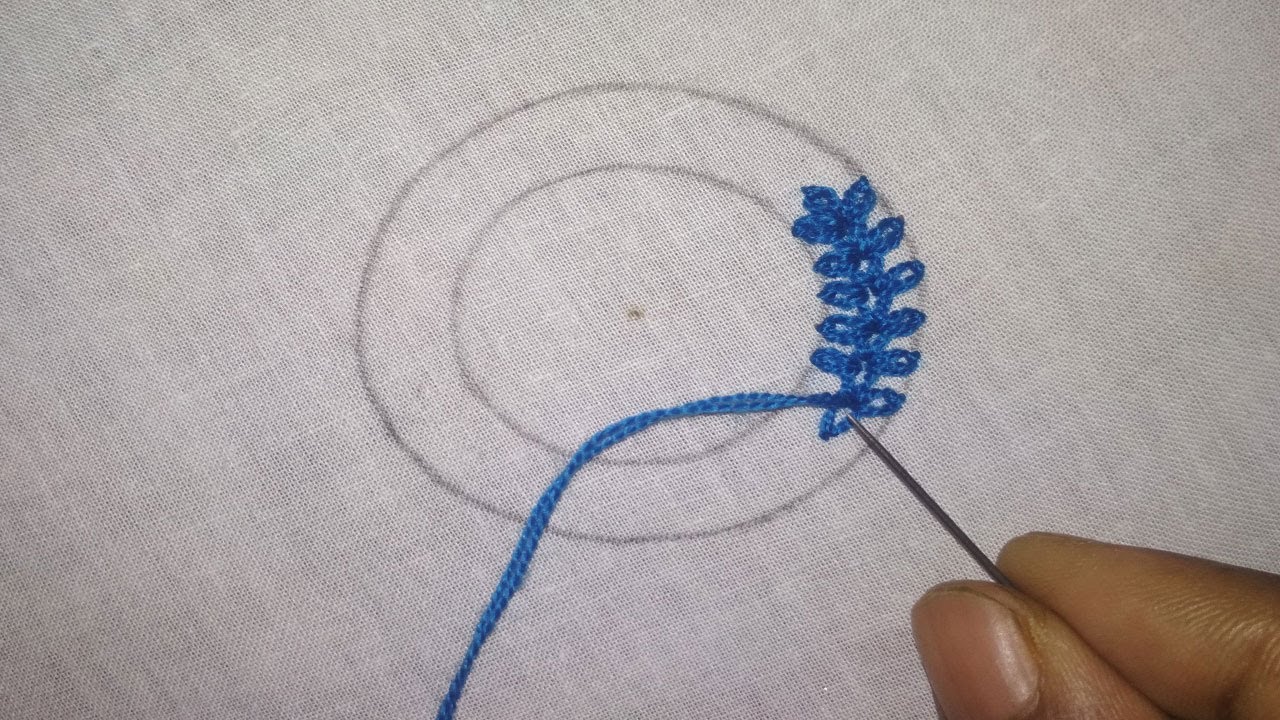 Hand Embroidery New Round Embroidery Tutorial,Easy Circle Embroidery ...