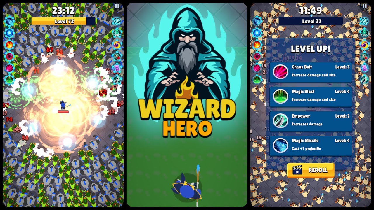 Wizard Hero Gameplay Android - YouTube
