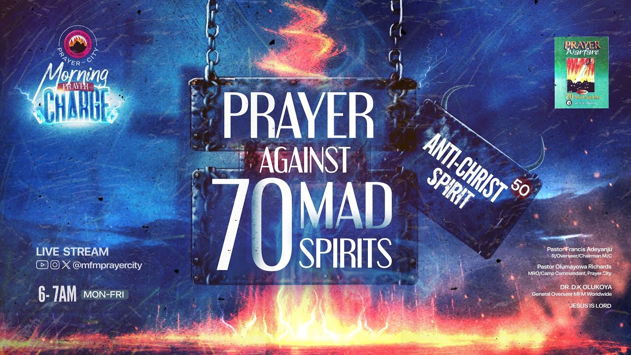 MORNING PRAYER CHARGE ||PRAYER WARFARE AGAINST ANTI-CHRIST SPIRIT || 22 ...