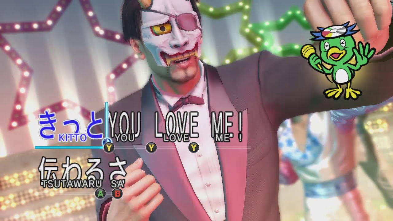 Majima sing 24-Hour Cinderella with Hannya-man outfit | Yakuza 0 Model ...