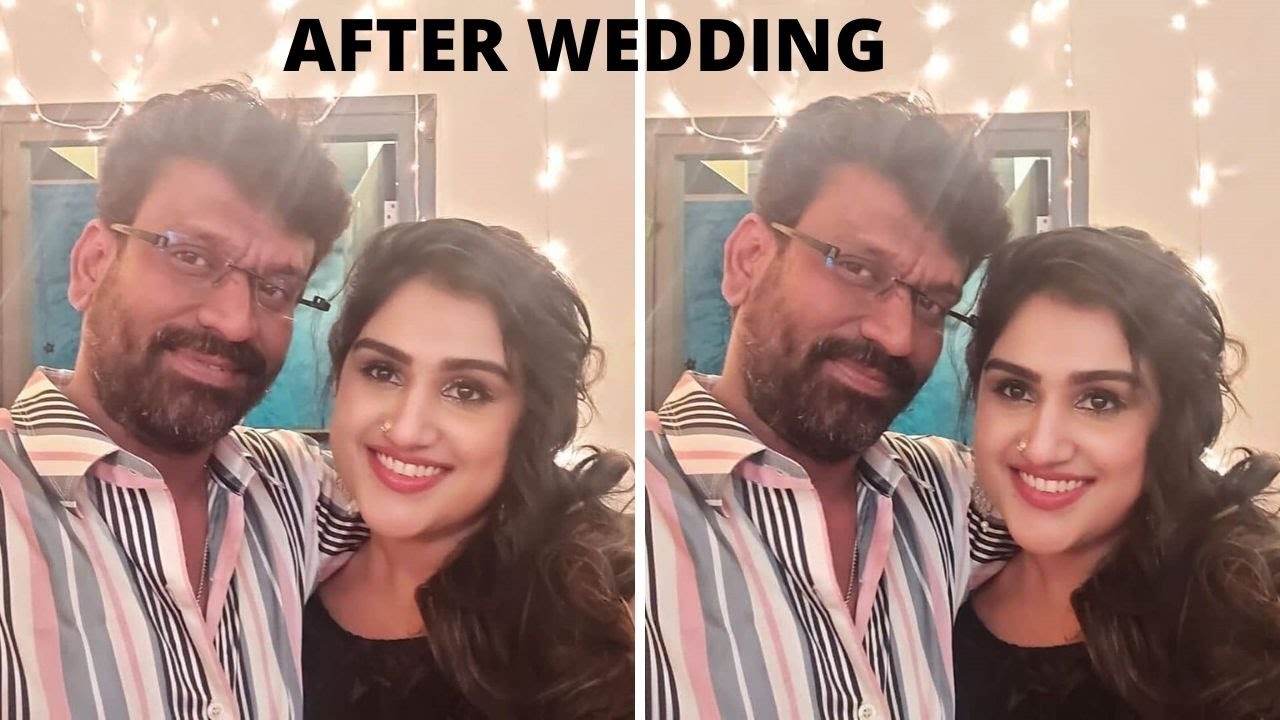 Vanitha vijaykumar With husband Peter Paul After Wedding | Vanitha ...
