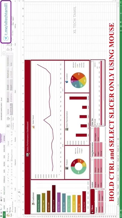Excel Dashboard Contact Us For Training And Business Projects Xltechtamil Exceldashboard