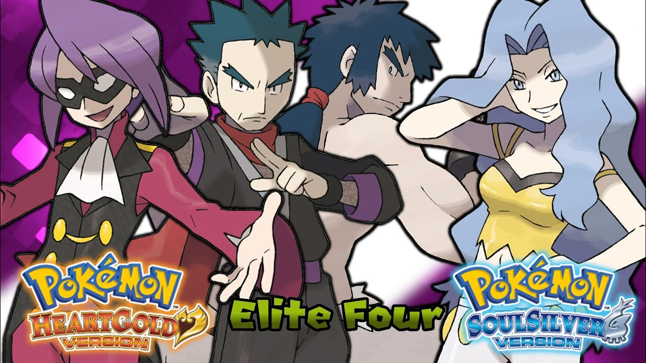 Pokemon HeartGold: Elite Four and Champion - YouTube