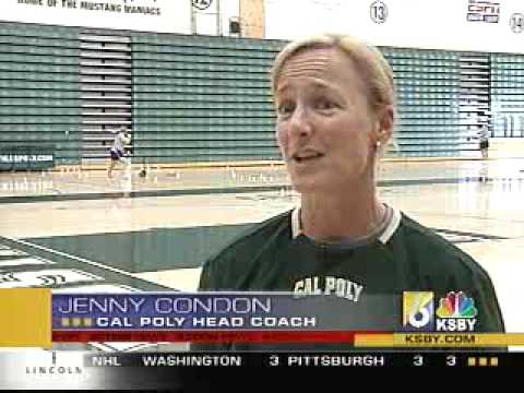 Rain forces Cal Poly softball indoors - YouTube