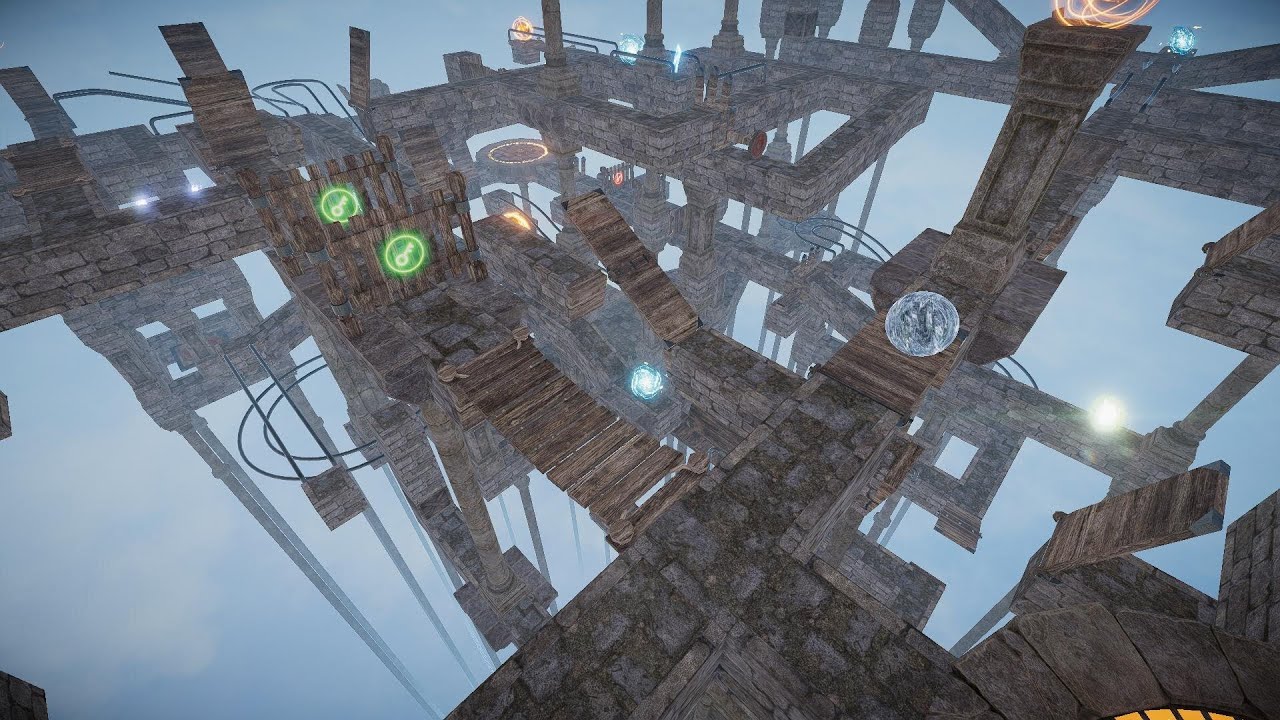 Ballex² (Ballex 2) (Legacy) Custom Level: Sky Temple (z2414) - YouTube