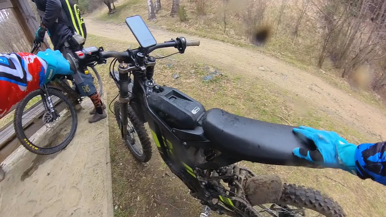 It should have been a nice ride on electric bikes but it was wet and ...