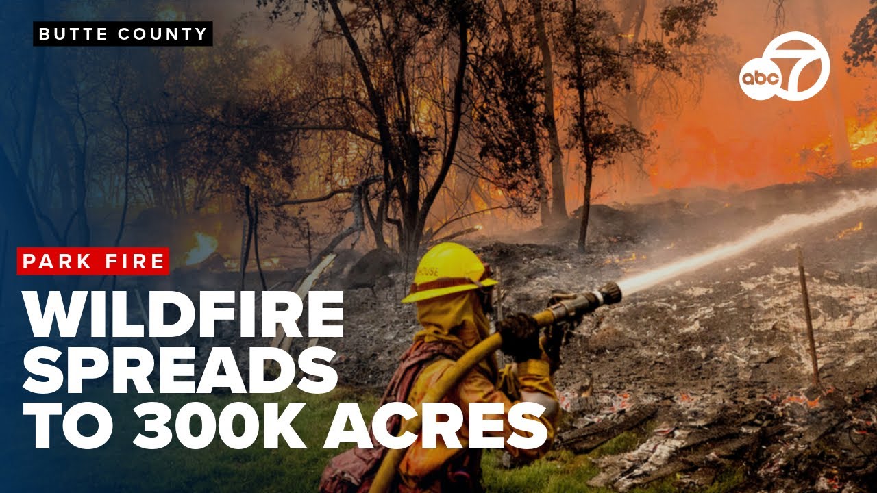 California's Park Fire grows to 300K acres, destroys homes, forces ...