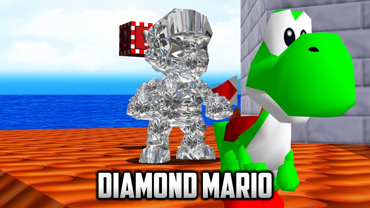 ⭐ Super Mario 64 PC Port - Diamond Mario #2 - YouTube