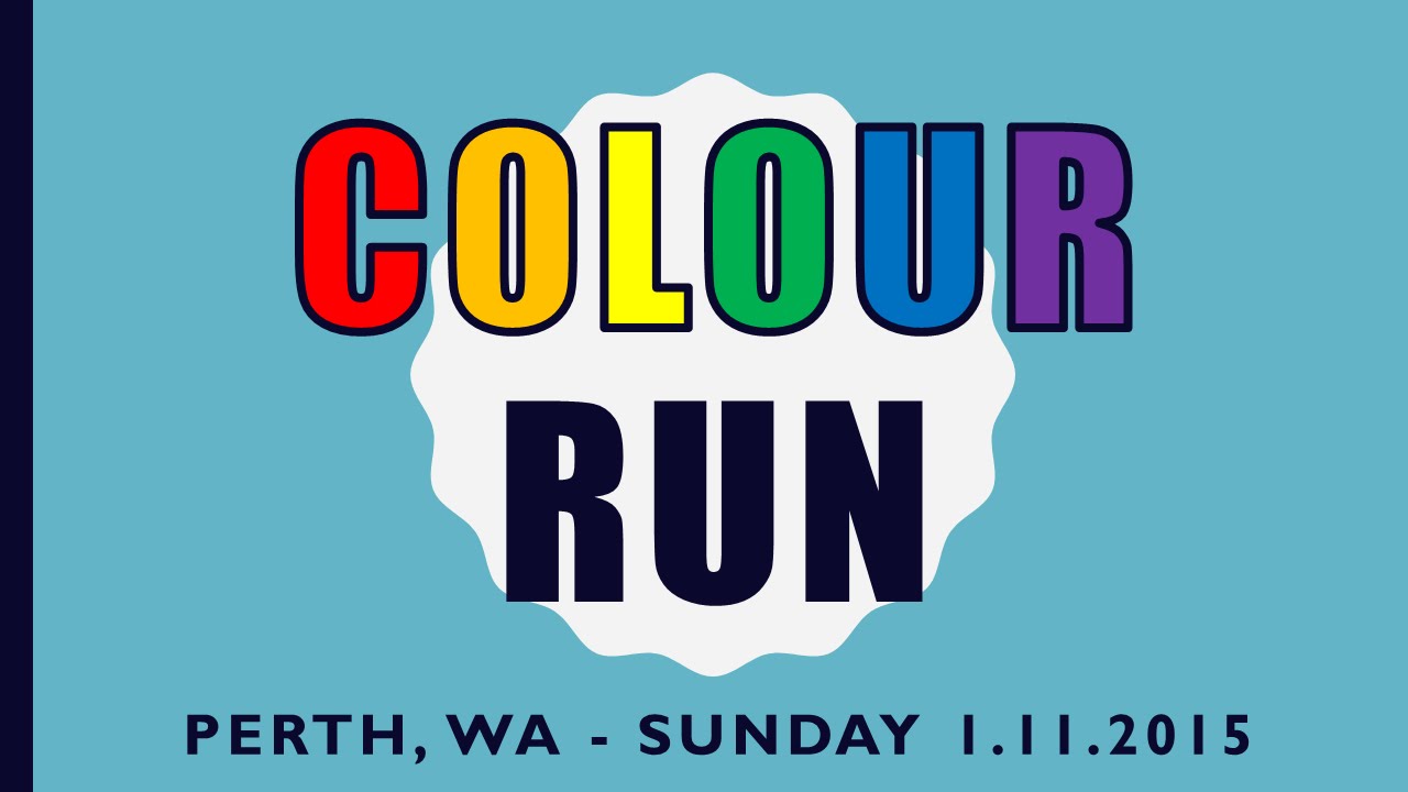 2015 Perth Colour Run - YouTube