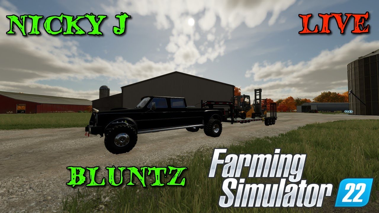Farming Simulator 22 LIVE GAMEPLAY ALMA MO MAP 3 - YouTube