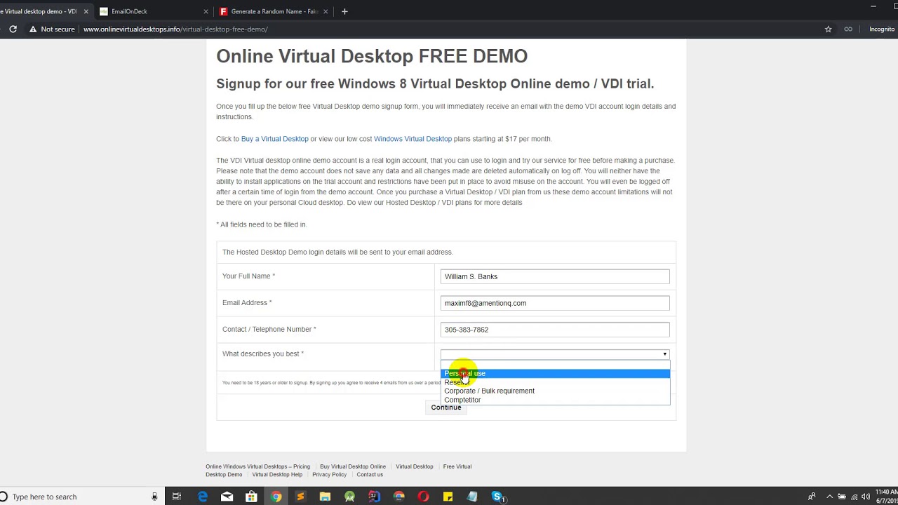 Virtual Desktop Online || FREE VPS Windows 8 Virtual Desktop Online ...
