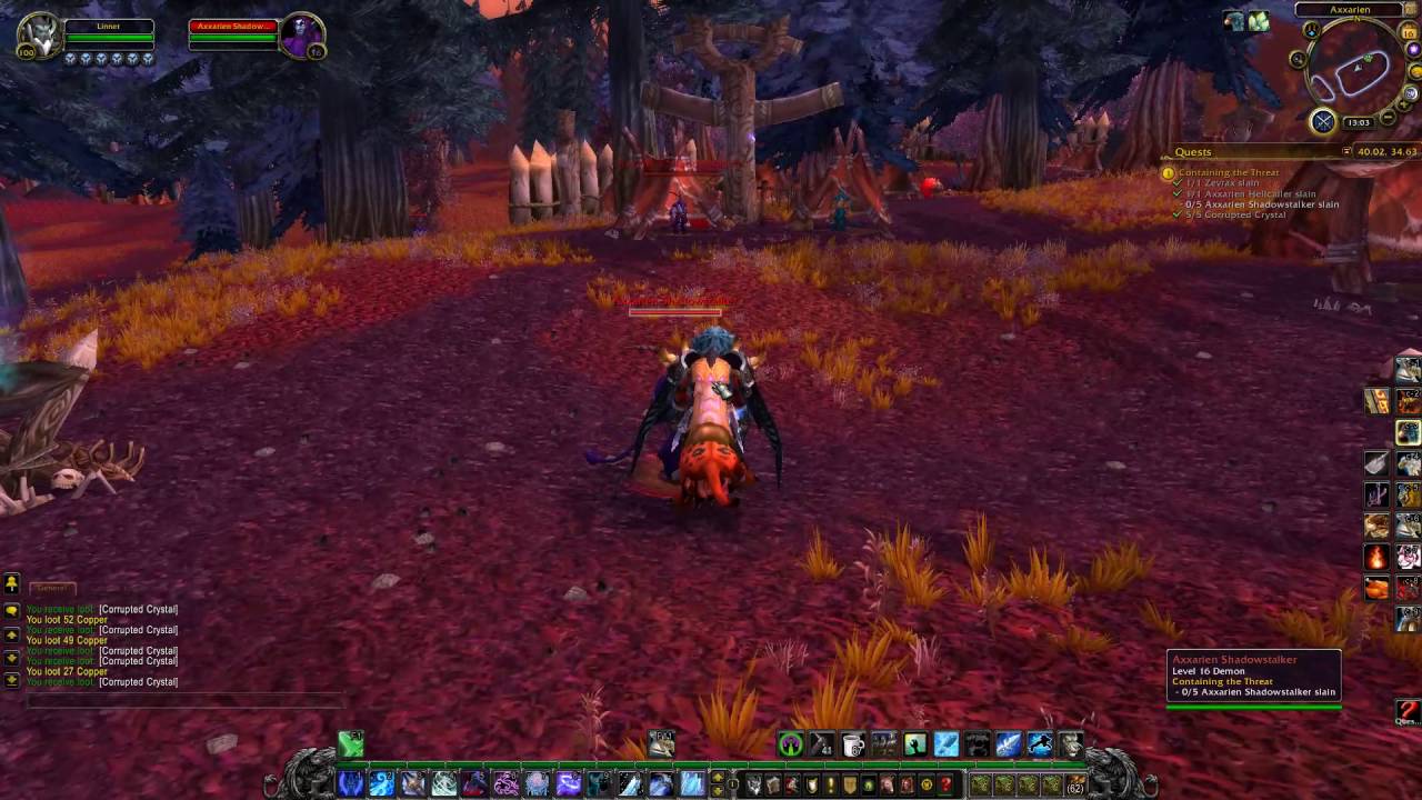 Containing The Threat Quest ID 9569 Playthrough Bloodmyst Isle - YouTube