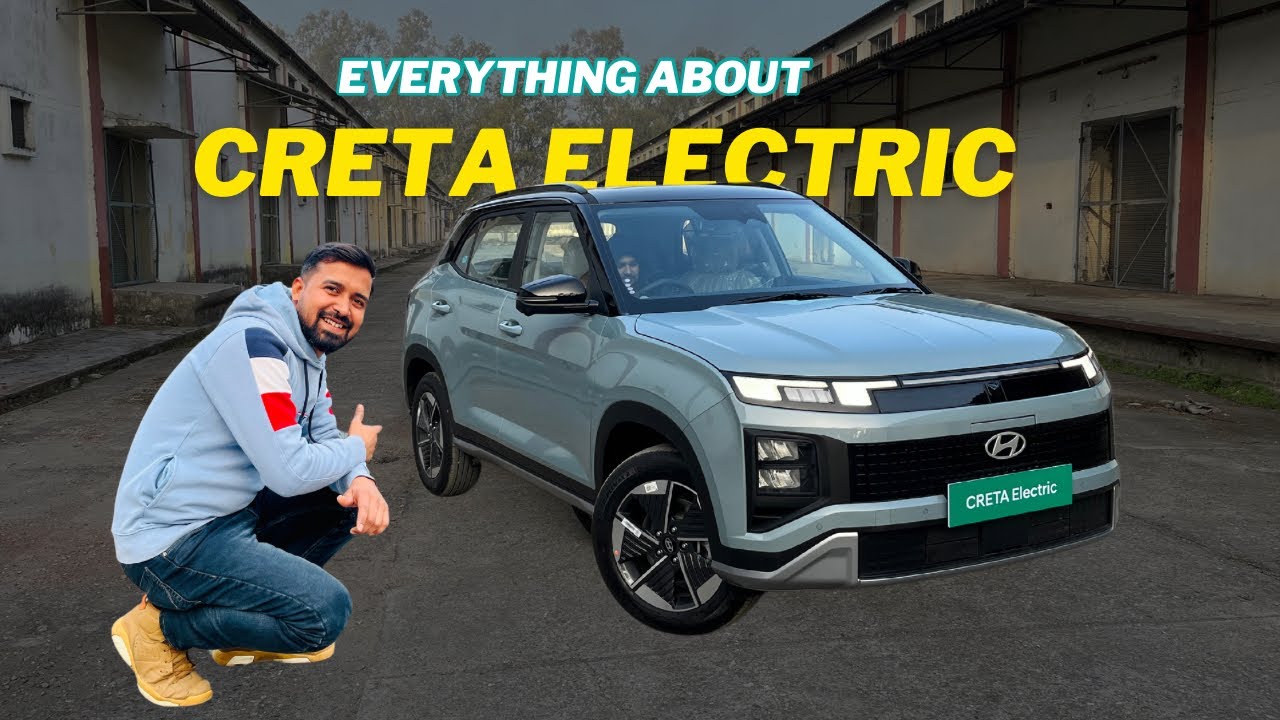 Hyundai Creta EV Excellence 51.4kwh Detailed WalkAround || Motor Wheels ...