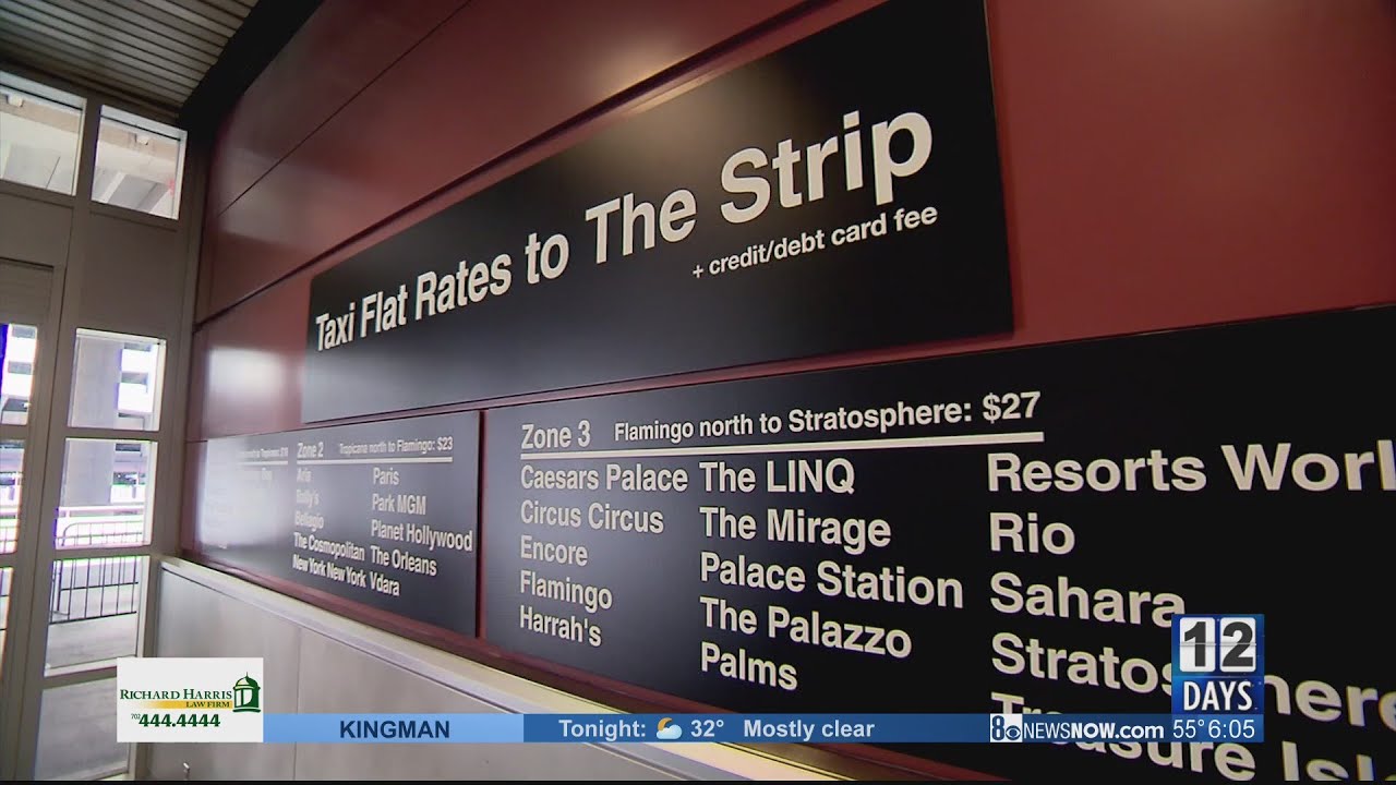 Flat rate system goes into effect for taxi rides from McCarran to Strip ...