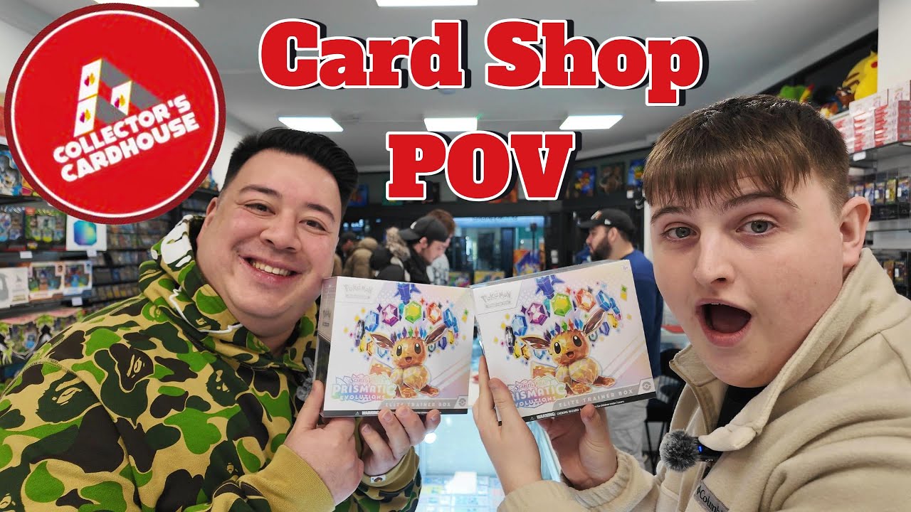 A Day in the Life Working at Collector's Cardhouse (SHOP POV) - YouTube