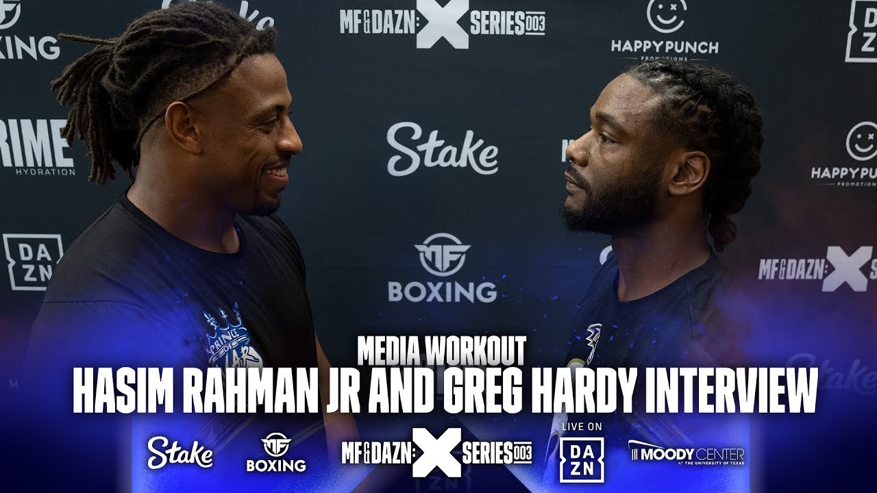 “I’m coming for the KO!” - Hasim Rahman Jr and Greg Hardy have first ...