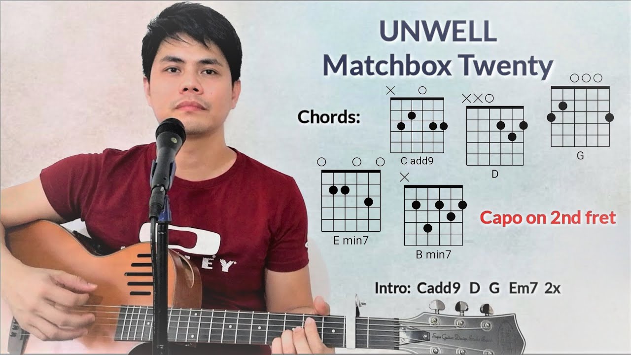 Unwell - Matchbox Twenty (Cover with Lyrics and Chords) - YouTube