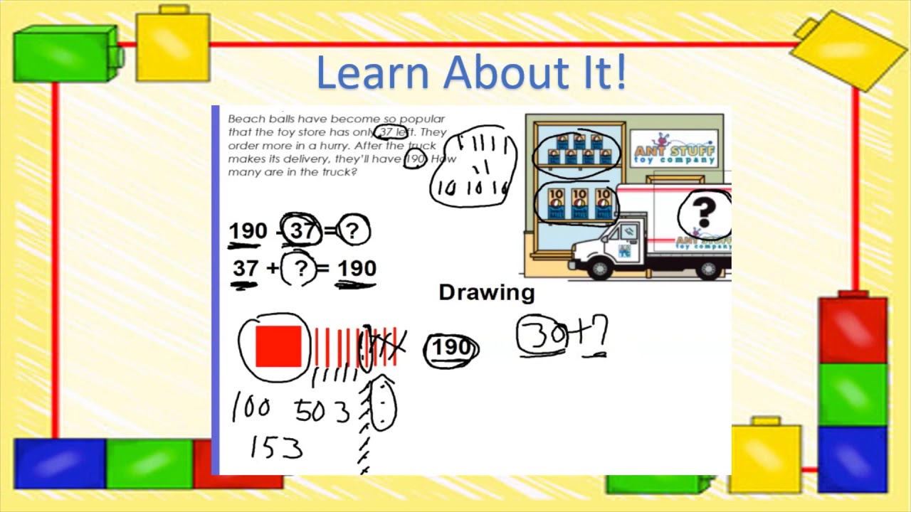 BCPS Teacher Lessons - Grade 2 Bridges Math Ep 7 6-3-20 mp4 - YouTube