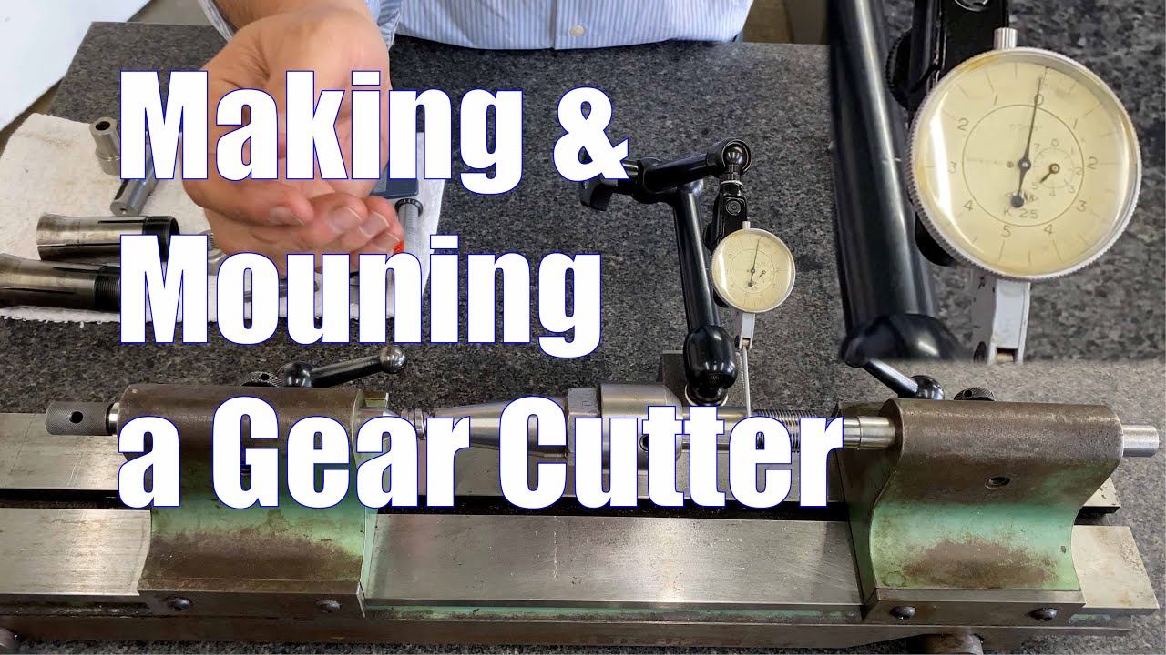 Milling a Gear 2 - Making Mounting a Gear Cutter - YouTube