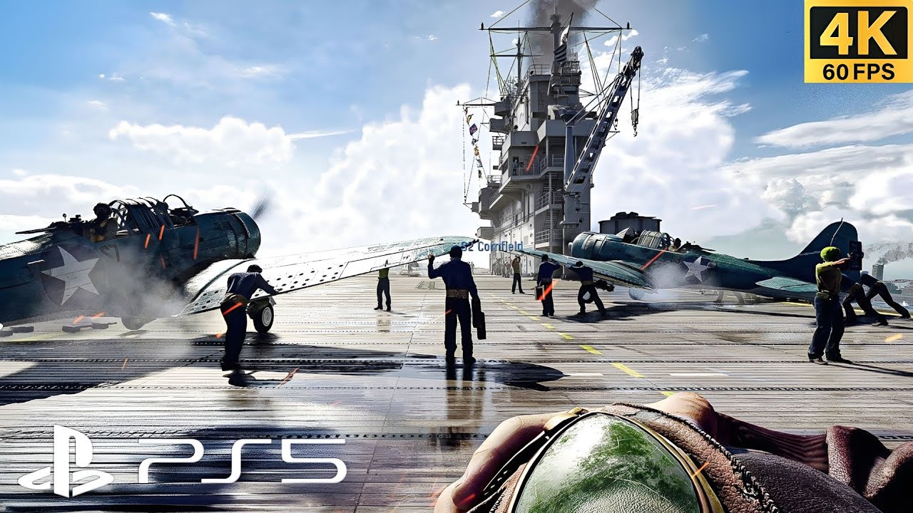 (PS5) THE BATTLE OF MIDWAY | Realistic Immersive ULTRA Graphics ...