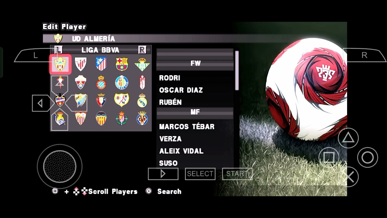 PES 2014 remastered graphics PC ppsspp - YouTube