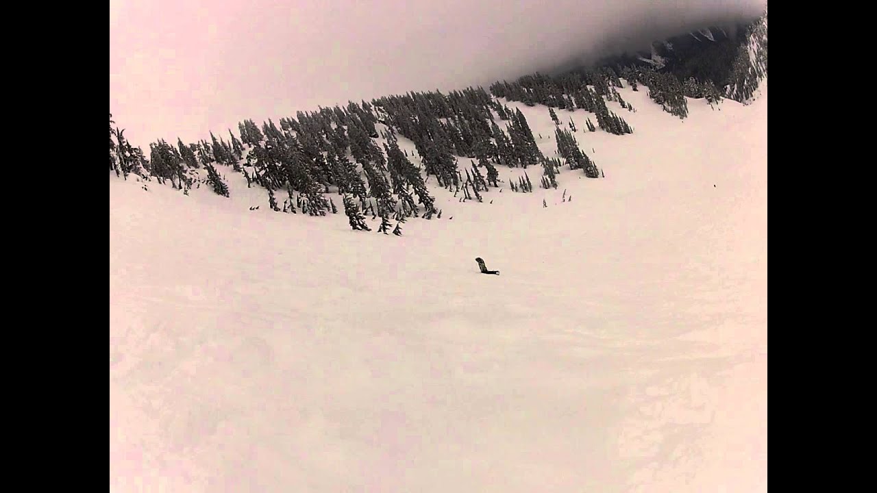 GOPR0017 Legendary Banked slalom Mt. Baker Snowboarding Saturday with ...