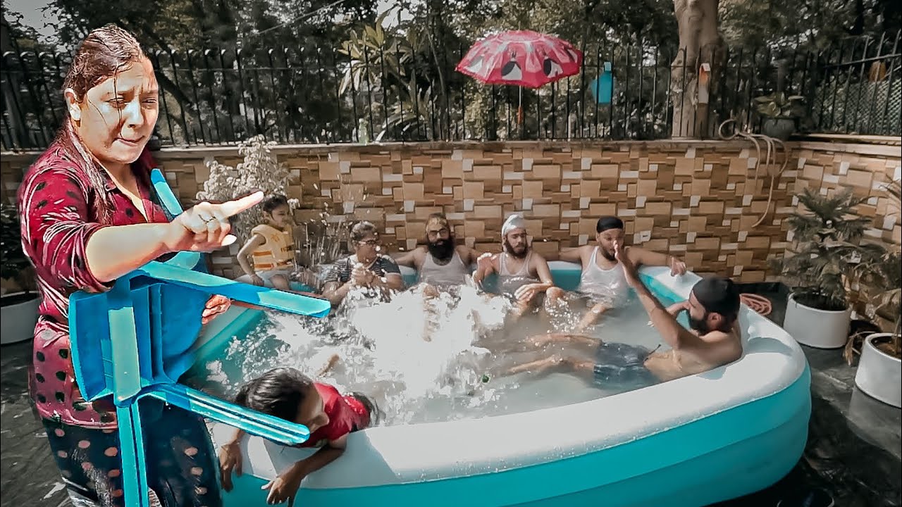 Private Villa POOL Party in Gurgaon or huyi ladai 🤯 - YouTube