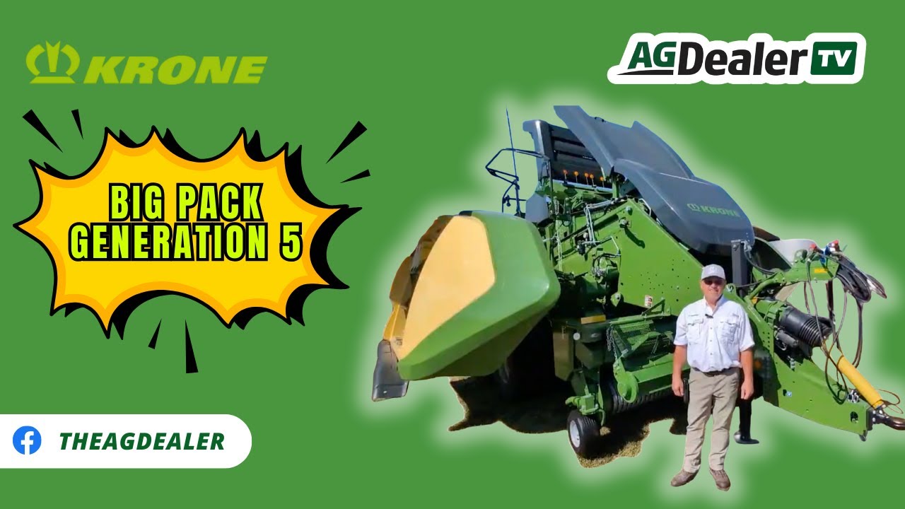 KRONE BiG Pack Generation 5 at Canada's Outdoor Farm Show - YouTube