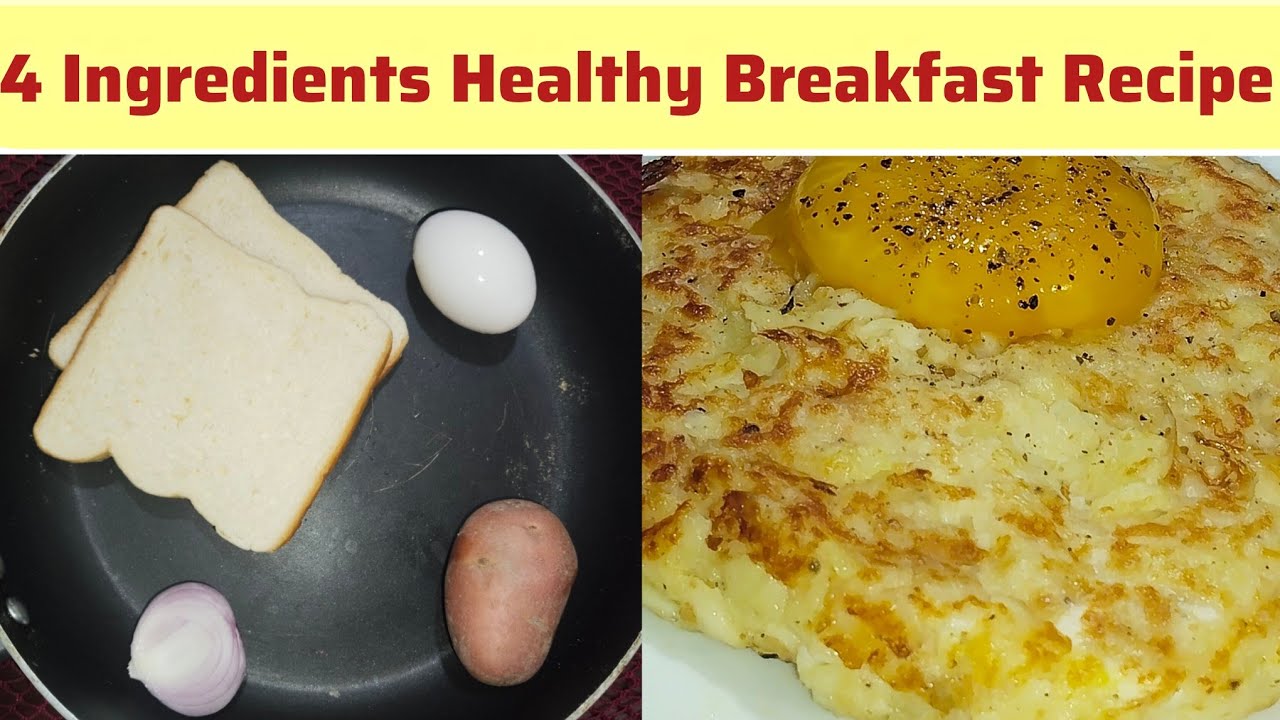 4Ingredients Healthy Breakfast Recipe | Lunch Box Recipe|Morning ...