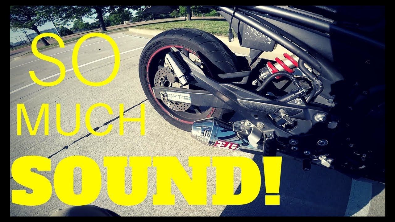 FZ6R Custom Exhaust: Initial Impressions - YouTube