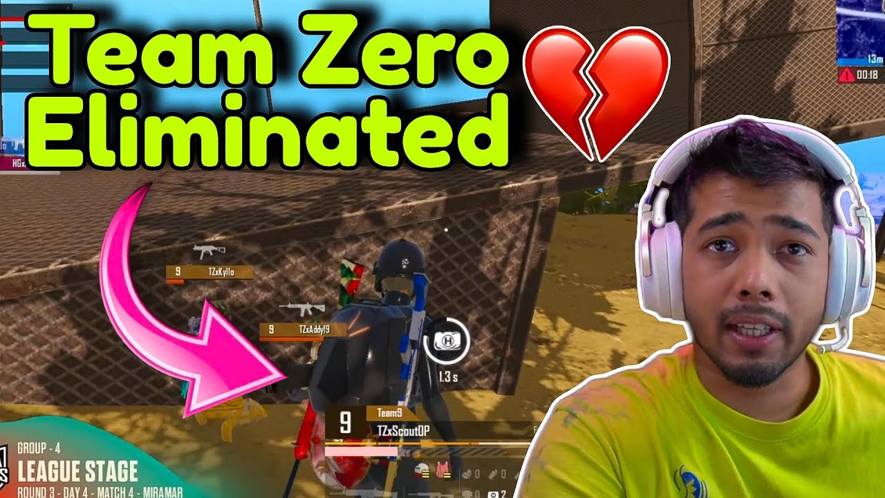 Team Zero Eliminated💔 Scout on Fire🔥🔥 | Wild Card Entry 😳 - YouTube