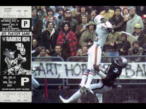 1974-12-21 AFC Divisional Playoff Miami Dolphins @ Oakland Raiders (NBC ...