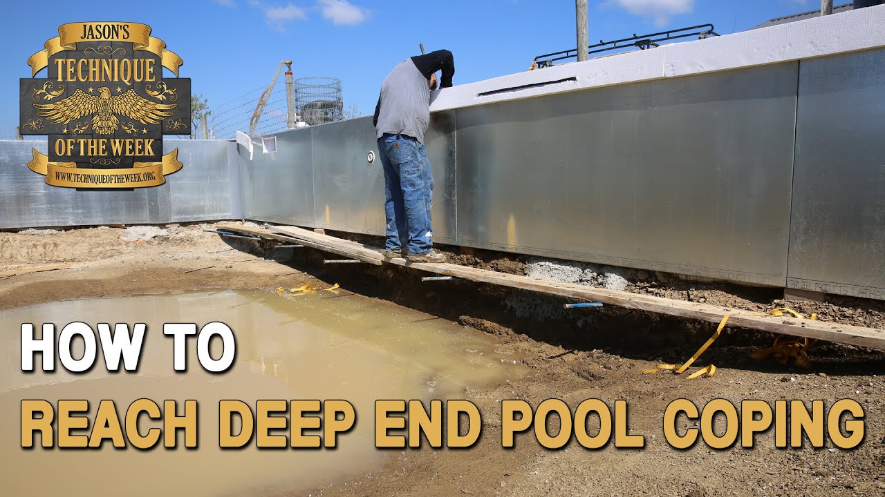 Reaching Coping At Deep End Of Pool - YouTube
