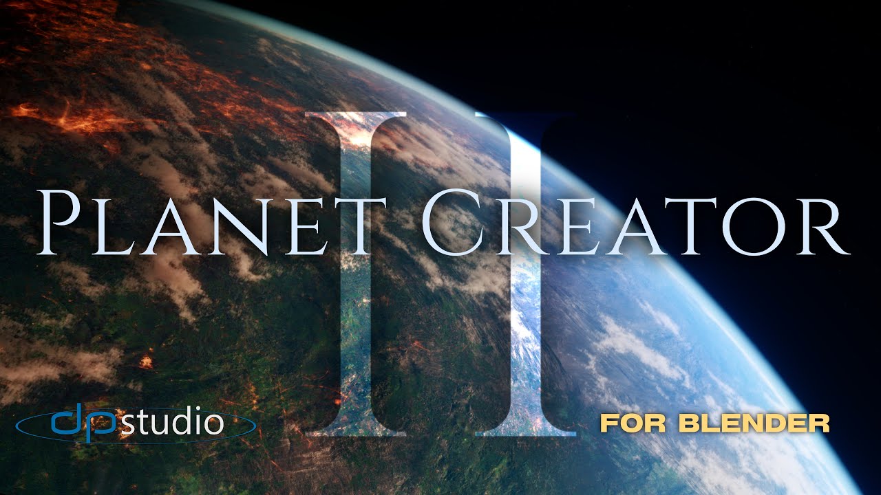 Planet Creator v2 ! New Addon For Blender 5.0 + ! Create a Planet ...