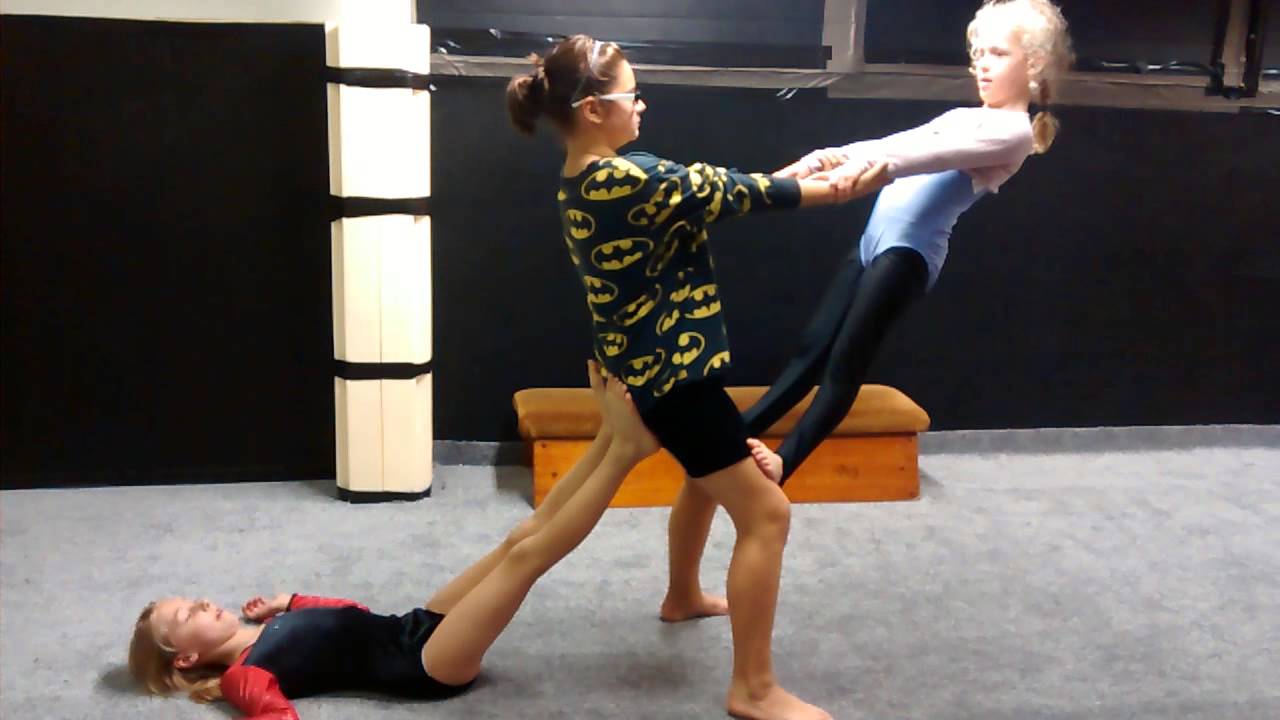 Lily Brooke & Isabella - 3 person counter balance in chair - YouTube