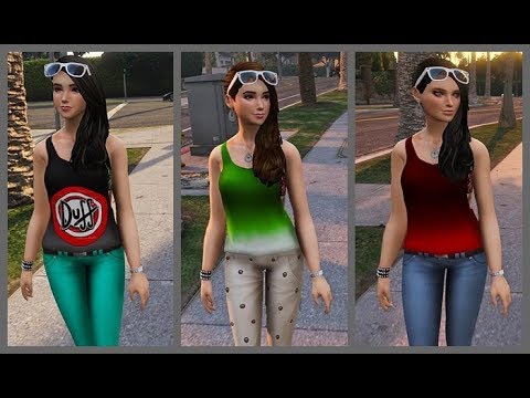GTA V MODS Sims 4 retexture - YouTube