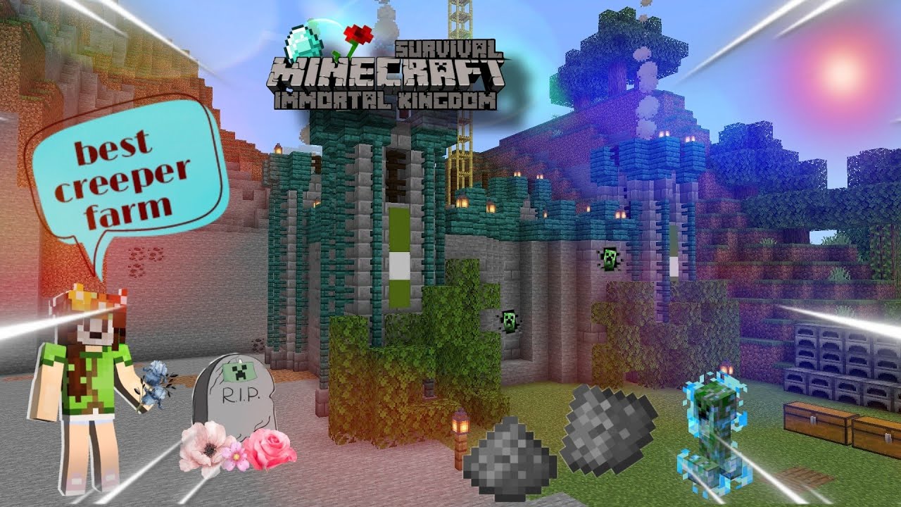 A Beautiful castle creeper farm in our Immortal kingdom 🥰😊🤪||scroll ...