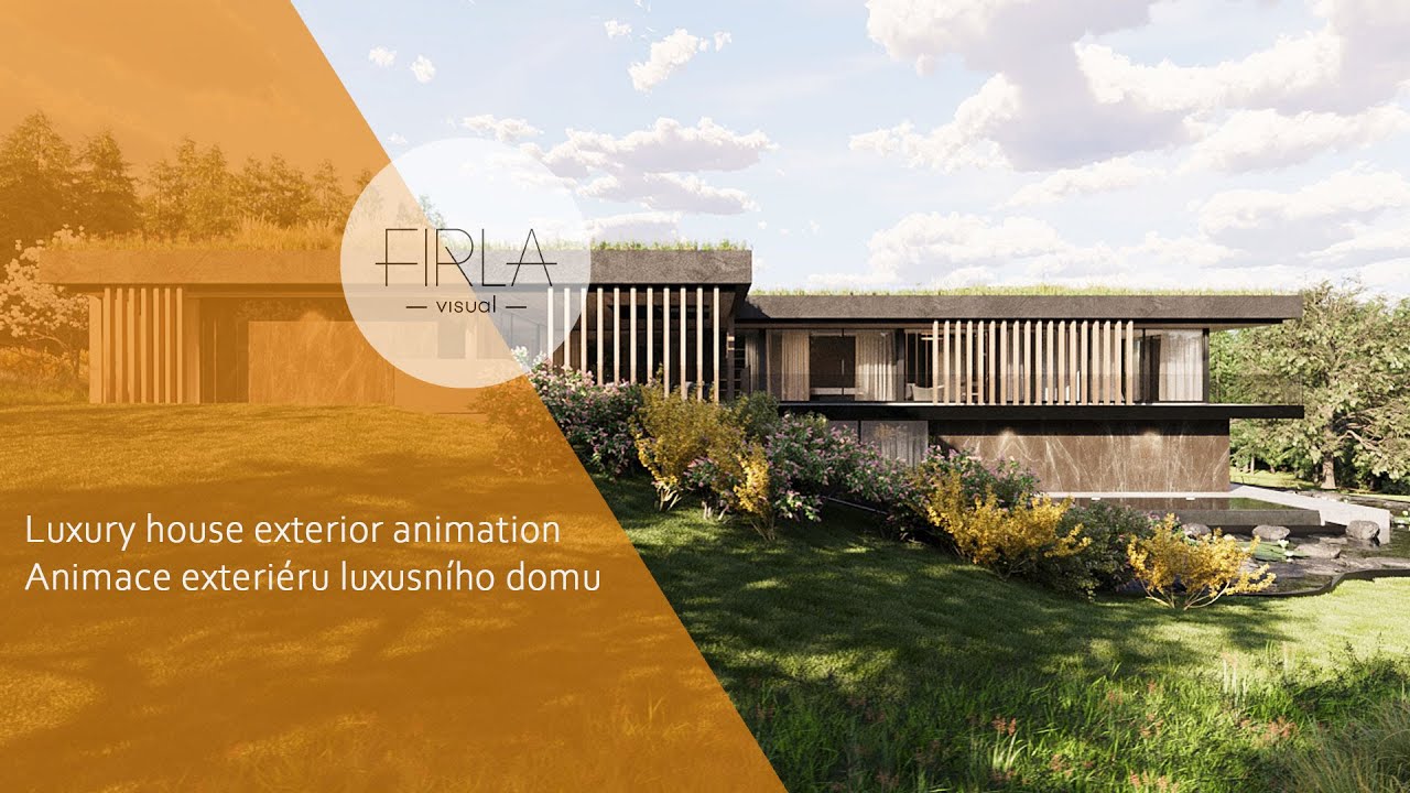 House exterior animation / animace exteriéru domu # ...