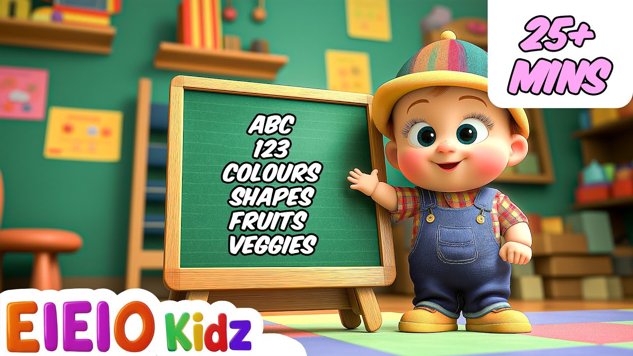 25+ Minutes of Ultimate Learning Adventure for Kids | ABC, 123, Colours ...