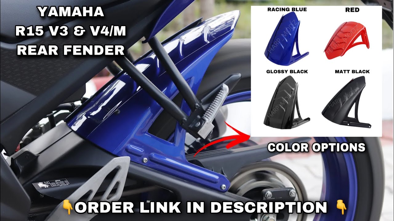 R15 V3 & V4 FENDER MUDGUARD | ORDER LINK IN DESCRIPTION 👇| COLORS ...