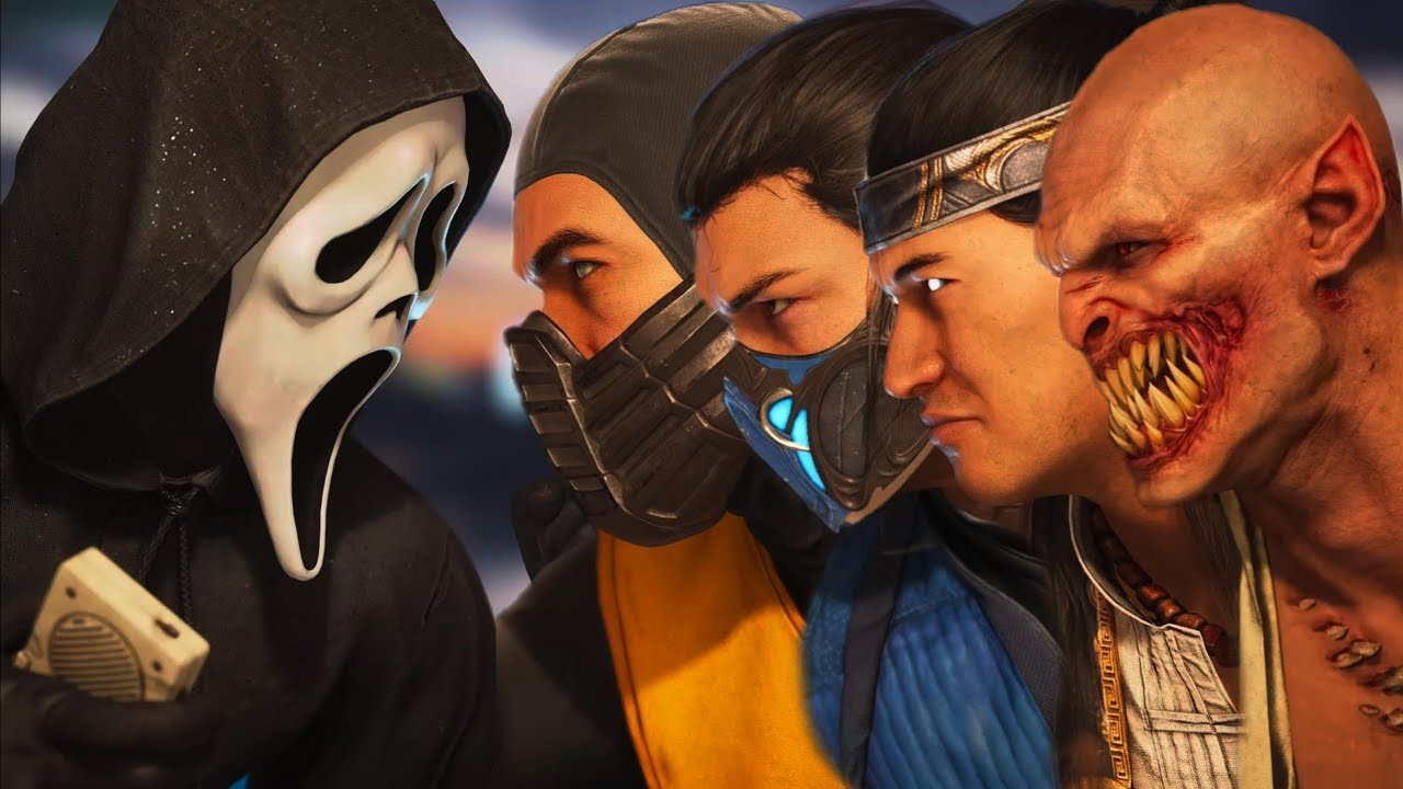 Ghostface - All Face Off Intros | Mortal Kombat 1 - YouTube